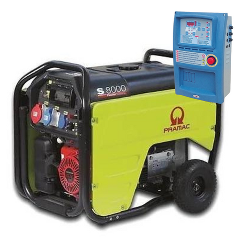 Generator curent trifazat 400/230V benzina 6.6kW PRAMAC S8000 +CONN+AVR ...