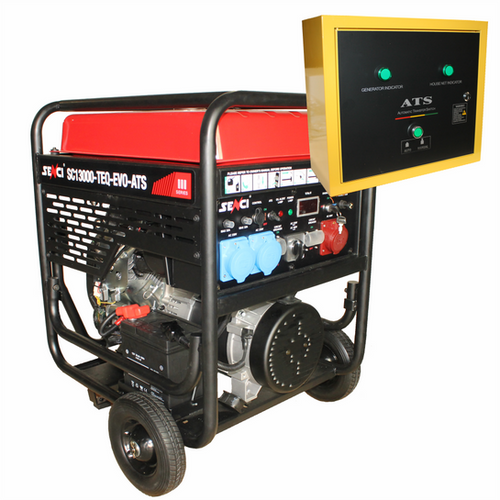 Generator trifazic SENCI SC13000TEQ-EVO-ATS, max. 11 kW, 400V, benzina ...