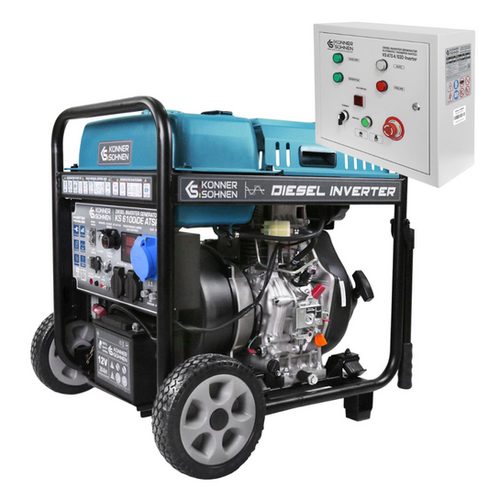 Generator curent cu inverter DIESEL 5.5kW Koenner KS 6100iDЕ cu ATS ...