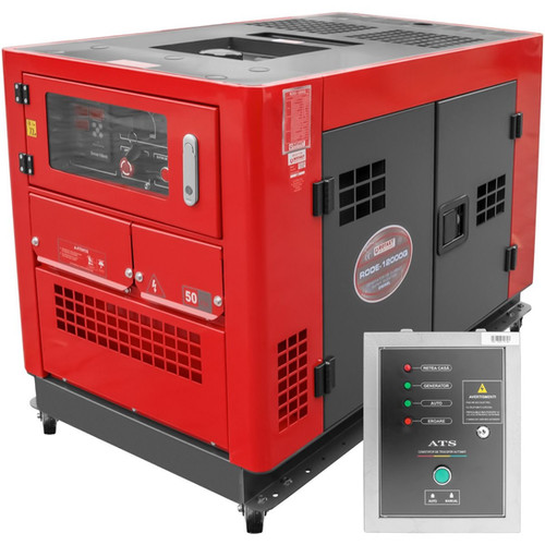 Generator curent diesel insonorizat Rotakt RODE12000Q 9.0kW 230V AVR cu ...