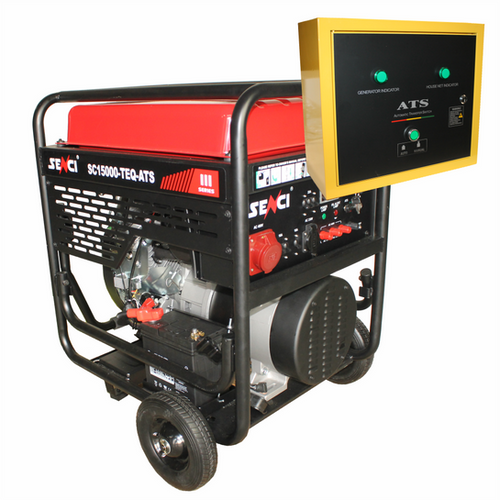 Generator trifazic SENCI SC18000TE-ATS, max. 17 kW, 400V, AVR, motor ...