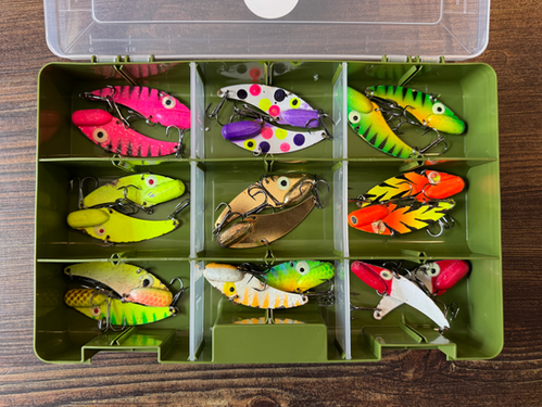 Tray #365: Zip Lures (18)- 3/4 oz | Ed The Diver
