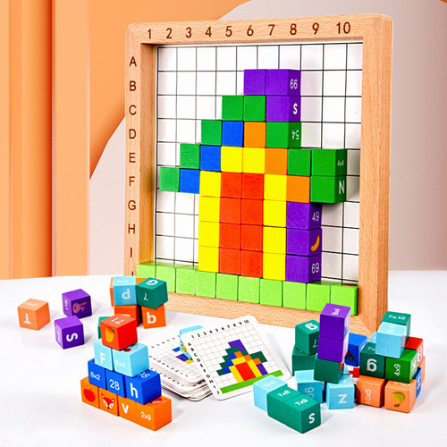 Counting Building Blocks Toy | MontessoriToys