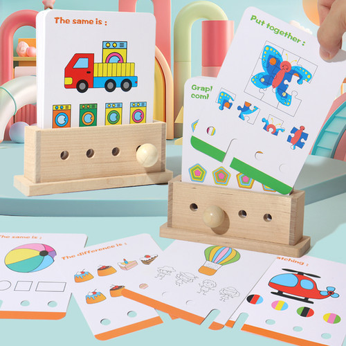Montessori Shape Matching Card Game | Montessori Toys
