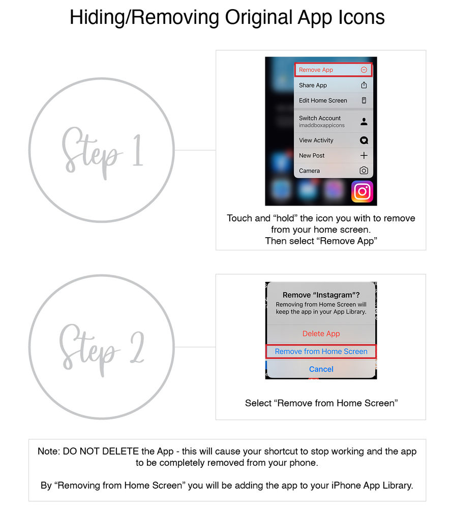 How to Remove App Icons from Your iPhone Home Screen | iMaddBox