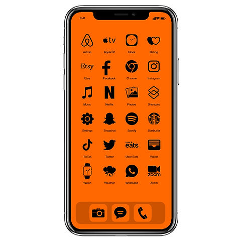 orange icon iphone