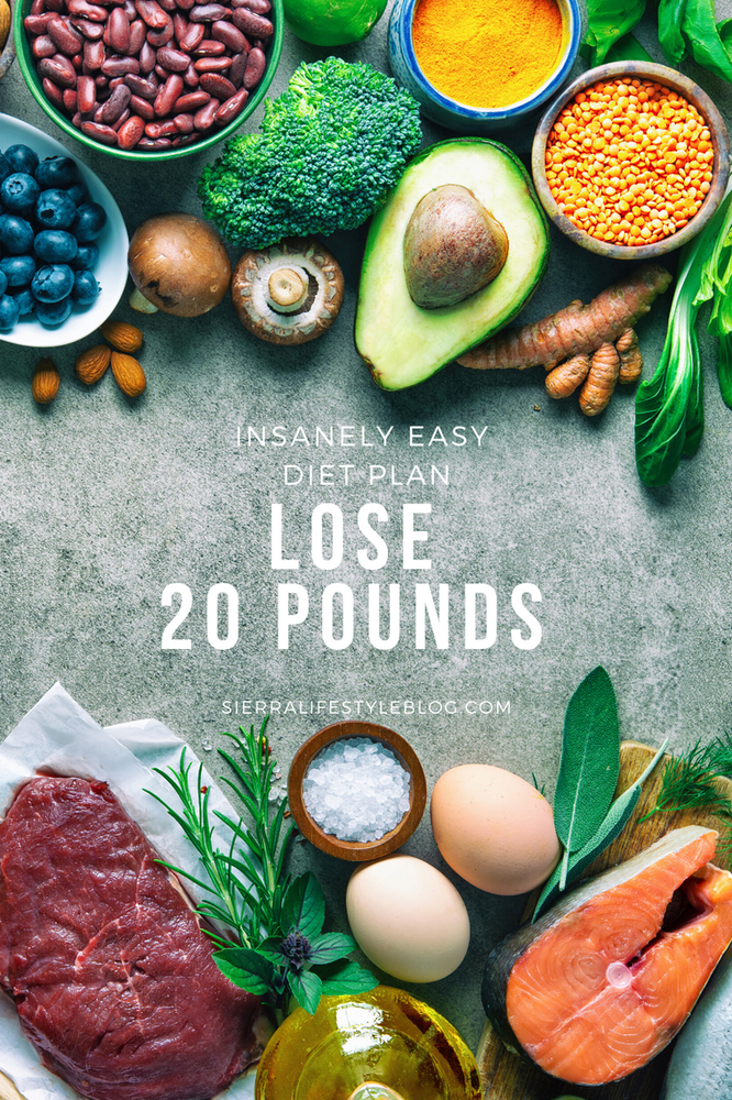 Insanely Easy Diet Plan to Lose 20 Pounds