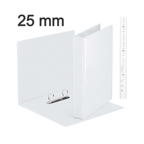 Ring Binders 25mm 2D-ring A4 | catsellisplastics