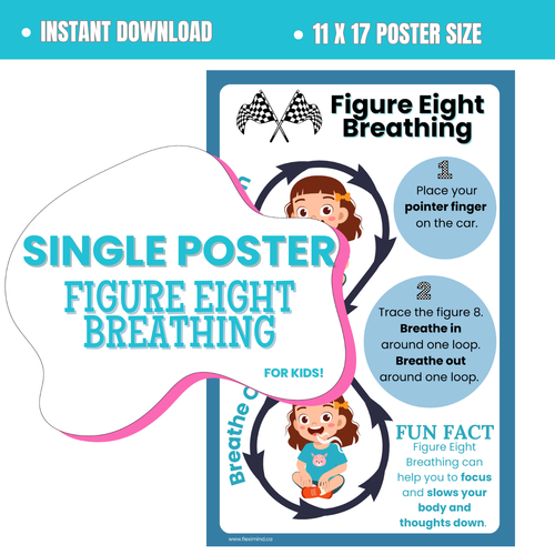 Figure 8 Breathing Exercise Poster (11x17) | Fleximind