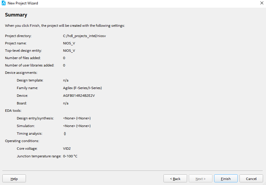 Creating a Nios V/m Hardware Subsystem
