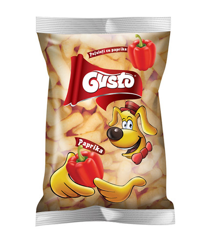 Gusto Paprika Corn Puffs 100g - Delicious Snacks | Foodsklep.com