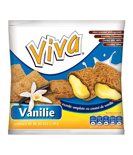 Viva Vanilla Cream Snacks 200g - Buy Online at Foodsklep.com