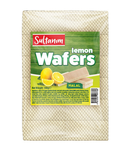 Sultanim Lemon Wafers 300g - Buy Online at Foodsklep.com