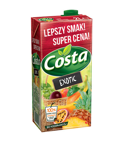 Costa Exotic Drink 2L | Foodsklep.com