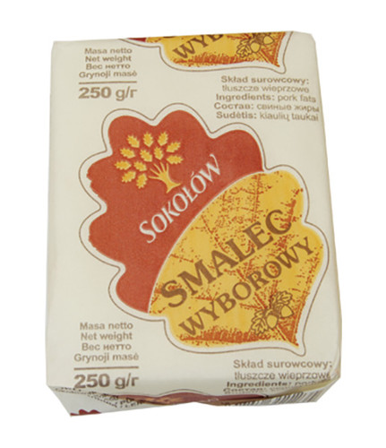 Sokolow Smalec Lard 250g - Traditional Polish Spread | Foodsklep.com