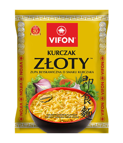 Vifon Golden Chicken Noodle Soup 70g | Foodsklep.com