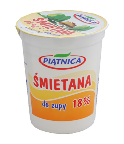 Buy Piatnica Smietana 18% 400g | Foodsklep.com
