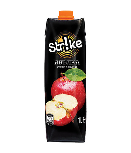 Strike Apple Drink 1L - Refreshing Apple Beverage | FoodSklep