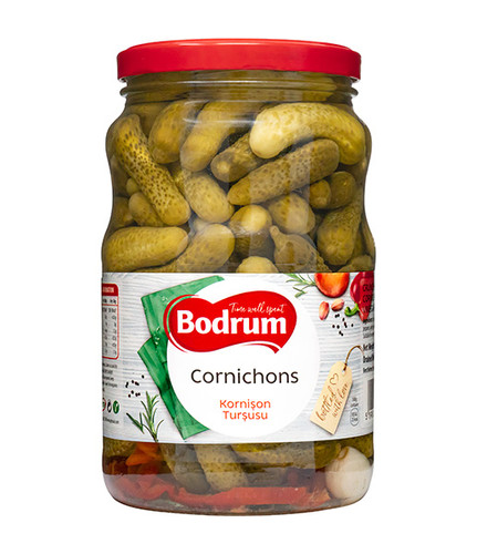 Bodrum Cornichons 1650g - Fresh, Tangy Pickles | Foodsklep.com