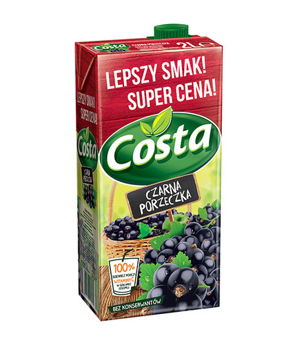 Buy Costa Blackcurrant Juice 2L Online | Foodsklep.com