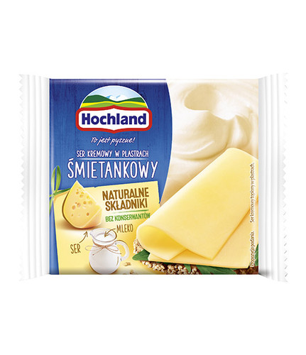 Hochland Sliced Creamy Cheese 130g - Buy Online at Foodsklep.com