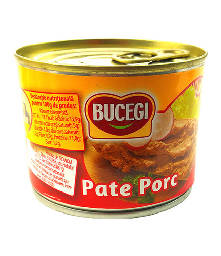 Bucegi Pork Pate 200g - Delicious Romanian Spread | Foodsklep.com