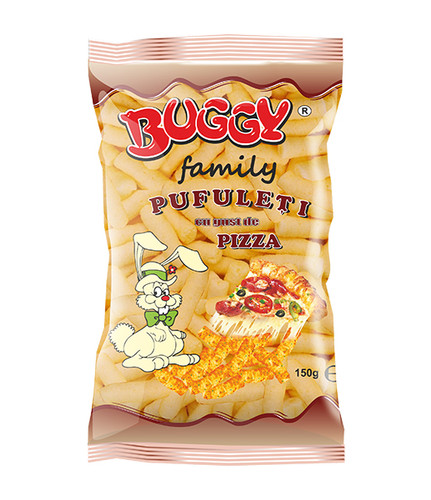 Buggy Pizza Flavoured Corn Flips | 200g Pack | Order Online