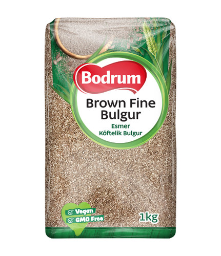 Bodrum Fine Brown Bulgur 1kg - Premium Bulgur Wheat for Wholesome ...