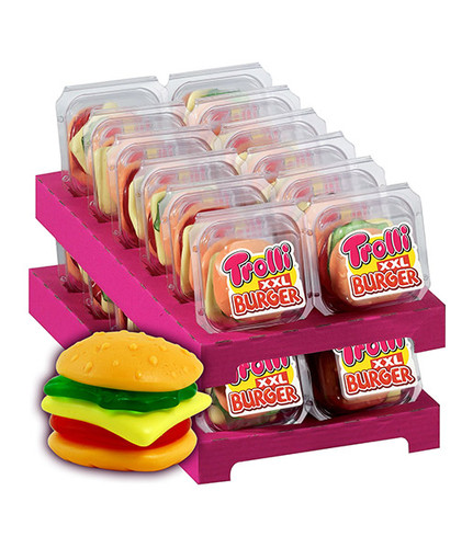 Trolli Gummi Burger XXL 50g - Giant and Fun Gummy Candy Snack | FoodSklep