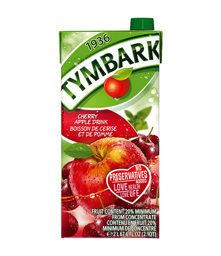 Tymbark Cherry Apple Nectar 2L - Refreshing Fruit Nectar | FoodSklep