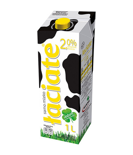 Laciate Yellow 2.0% UHT Milk 1L | Buy Online at Foodsklep.com
