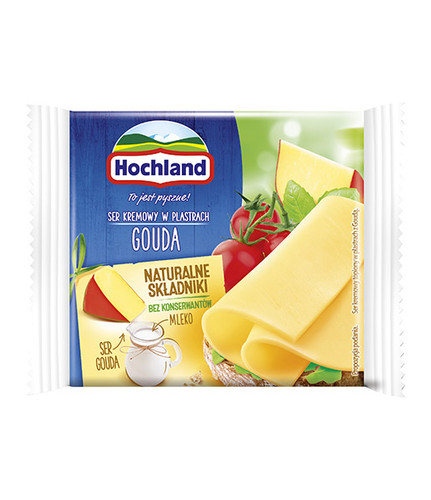 Hochland Sliced Gouda Cheese 130g - Buy Online at Foodsklep.com