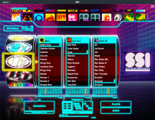 SLOTSOUNDINSTRUMENTS (standard) | JACPOT SOUND WORKS