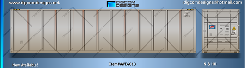 HO-Allied Waste 40' (trash container) | digcomdesigns-shop