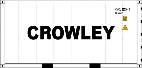 HO - CROWLEY 20´Sea Containers | digcomdesigns-shop