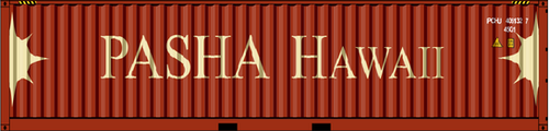 S- 40' PASHA HAWAII container | digcomdesigns-shop