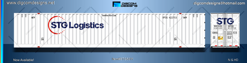 HO-STGLogistics 53' Container | digcomdesigns-shop