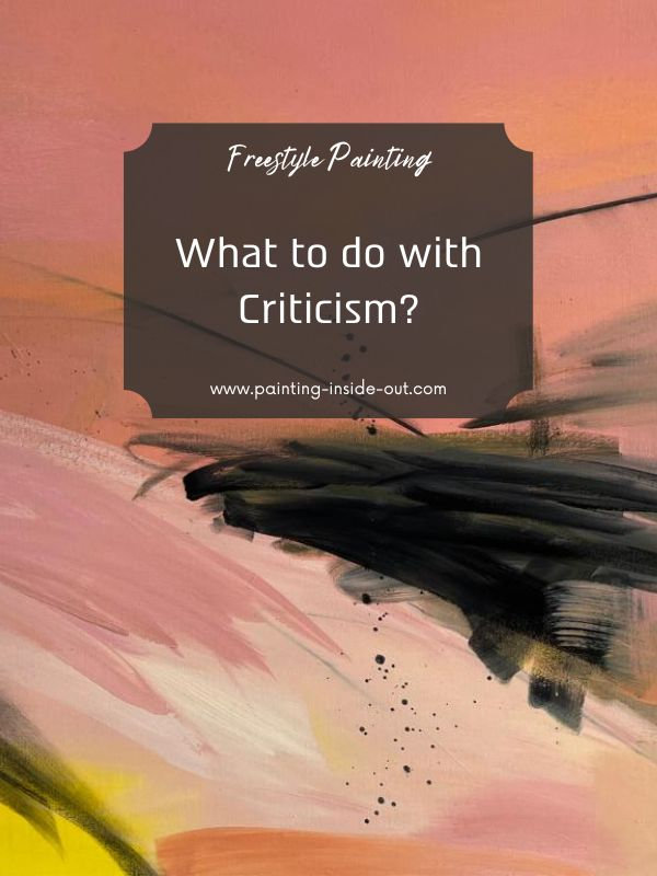 What to do with criticism?