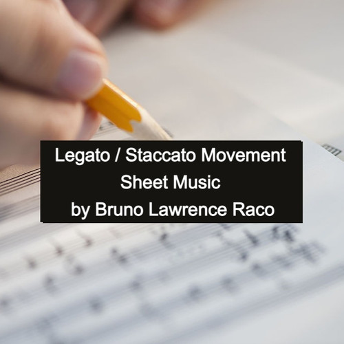 Sheet music for "Legato / Staccato Movement" | Bruno Raco