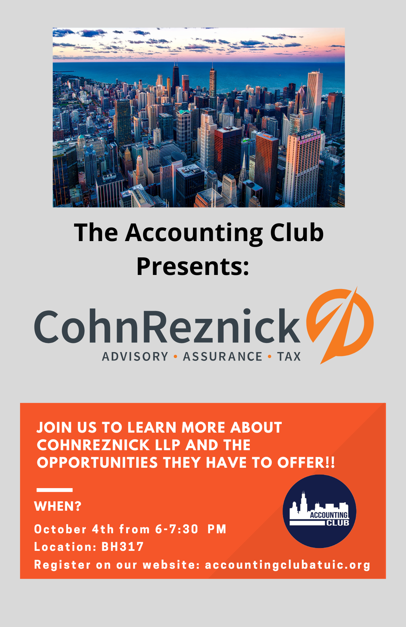 Firm Night - Meet CohnReznick | UIC Accounting Club