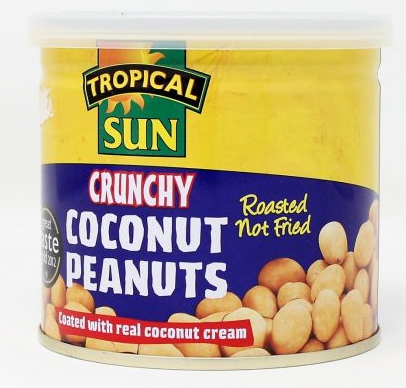 Tropical Sun Crunchy Coconut Peanuts 165g | Newleaf Food Store