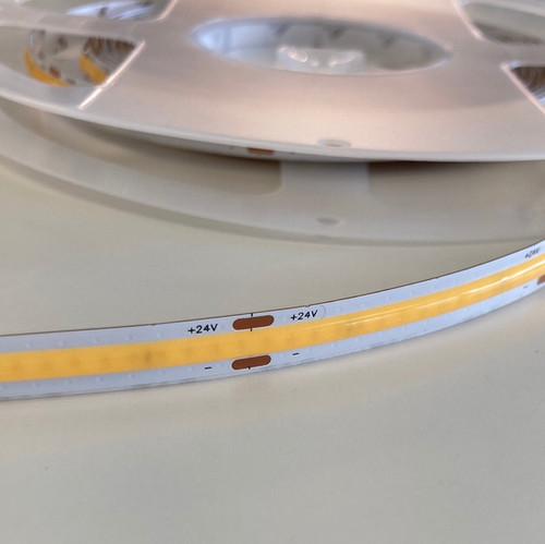 24V COB LED Dot Free Strip IP20 ( Non-Waterproof) 15W 4000K Per FT W ...