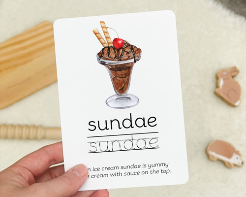Ice Cream Flashcards | Everyday Messyplay
