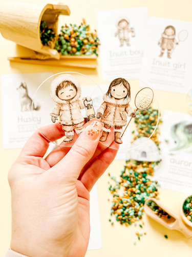 Polar Explorers Learning Discs | Everyday Messyplay