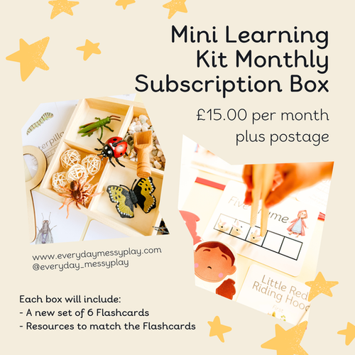 Mini Learning Kit Monthly Subscription Box | Everyday Messyplay