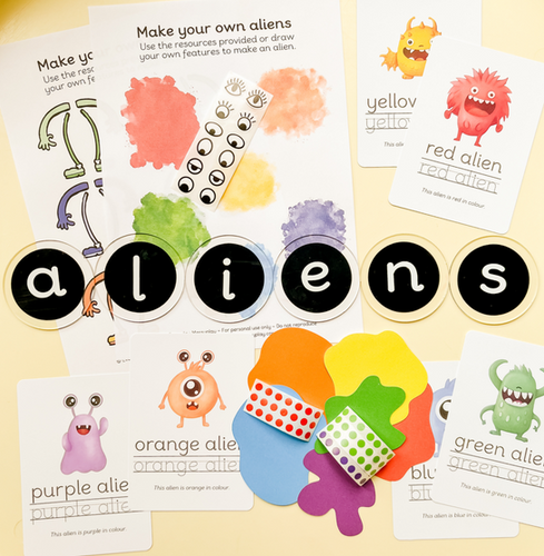 Aliens Mini Learning Kit | Everyday Messyplay