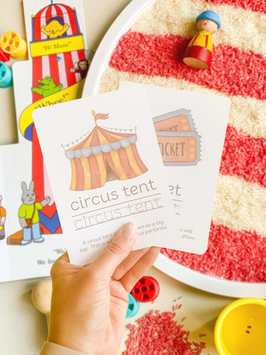 Circus Flashcards | Everyday Messyplay