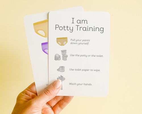 Potty Training Flashcards - Making Life Easy | Everyday Messyplay