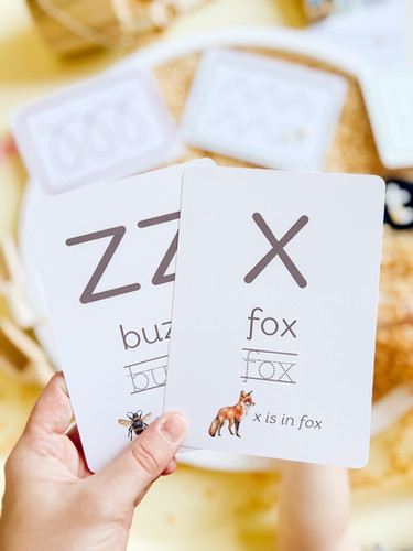 Phonics Level 3 Flashcards - 28 Sounds | Everyday Messyplay