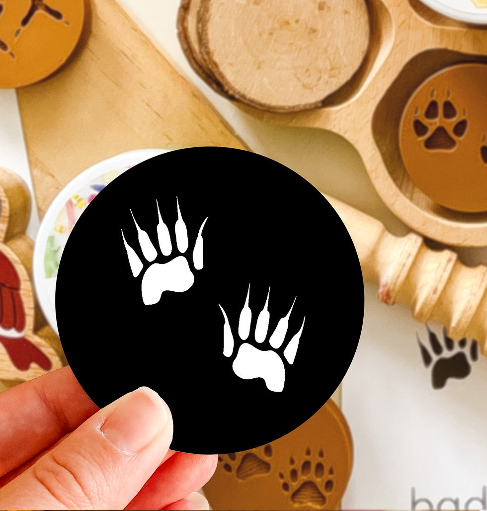 Animal Tracks Learning Discs | Everyday Messyplay